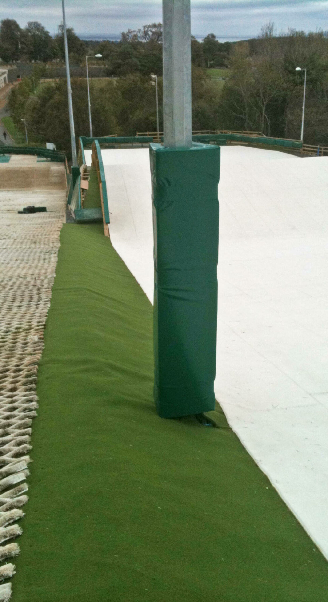 Protective Post Padding For Ski Slopes - Ireland - Apex Safety Padding